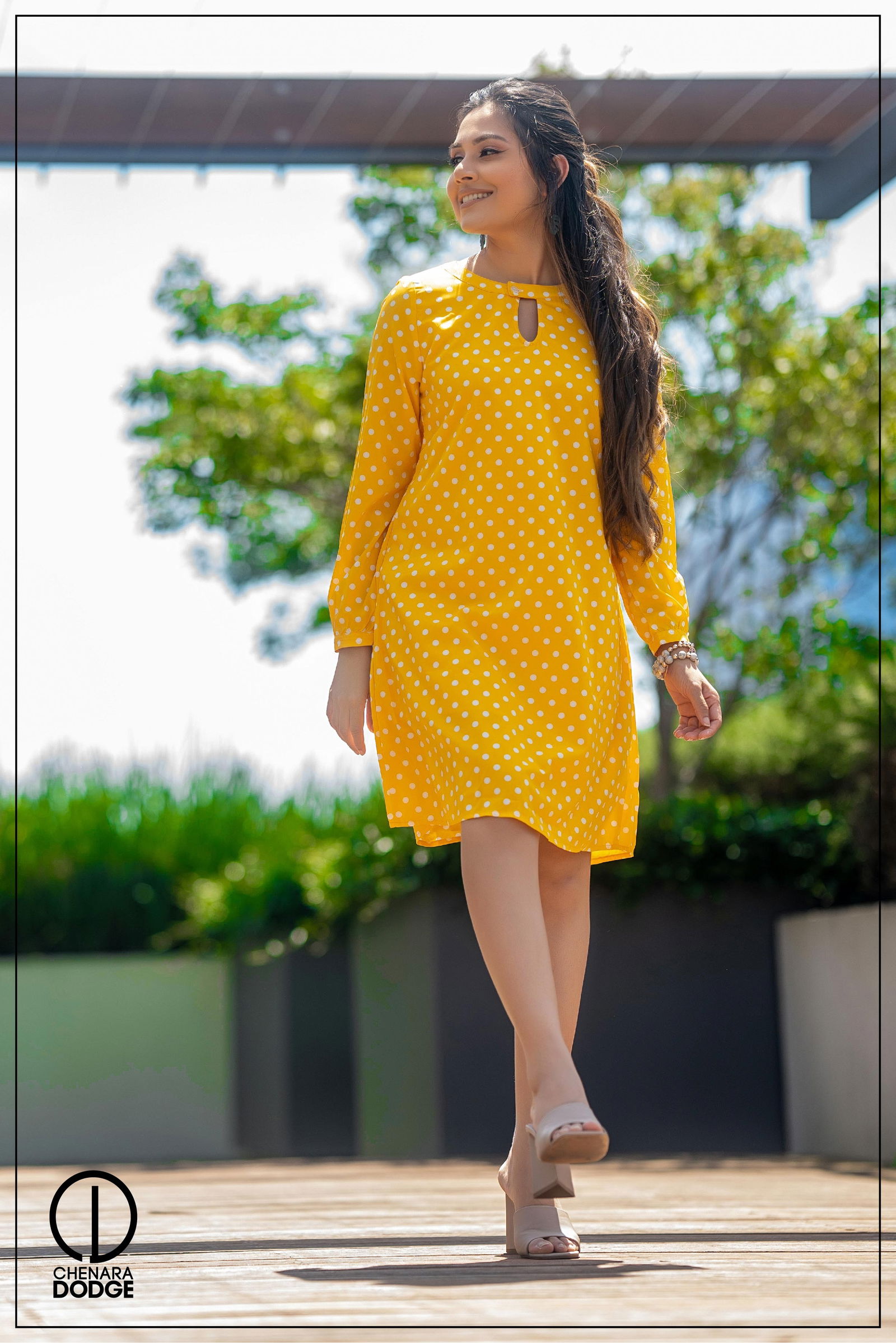 BRITNEY POLKA DOT MINI DRESS